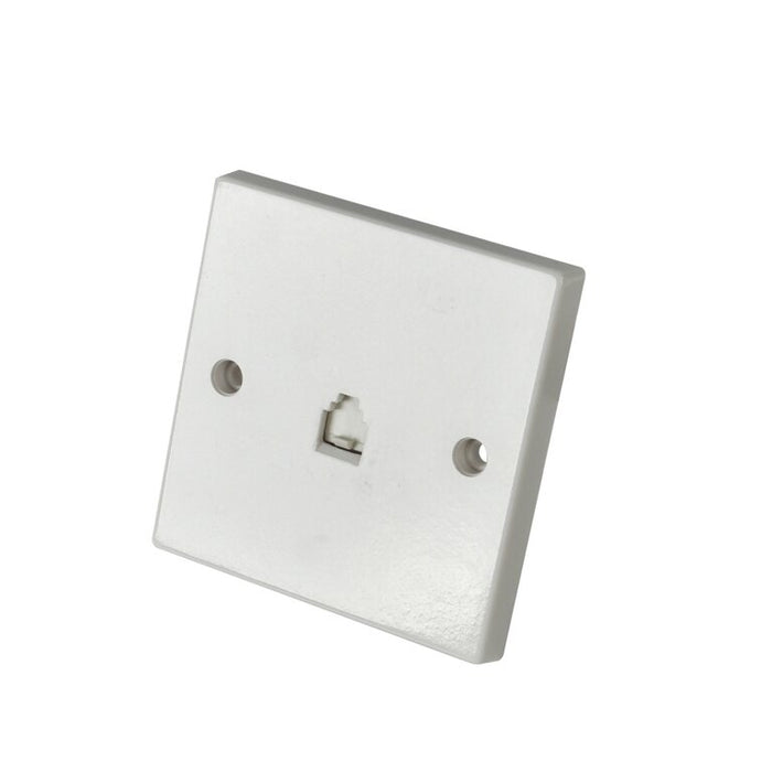 Powermaster 1 Gang Flush Phone Socket | 1374-16 – Ganly's