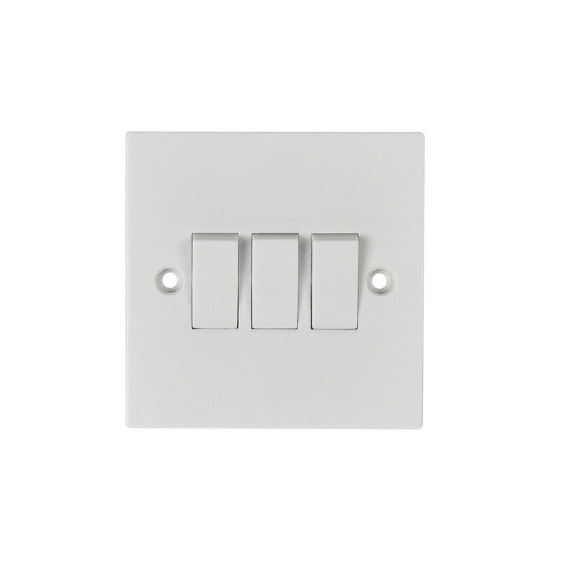 Powermaster 3 Gang 2 Way 6A Switch | 1384-14 – Ganly's