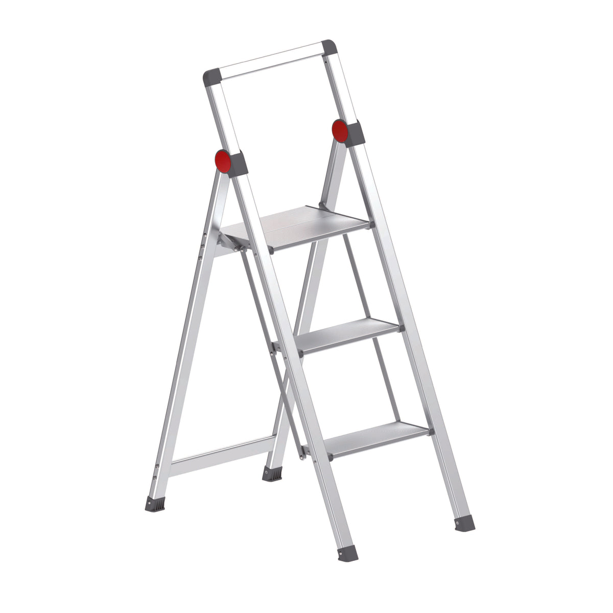 Ard 3 Step Aluminium Mini Slim Step Ladder With Handrail | 21584010 ...