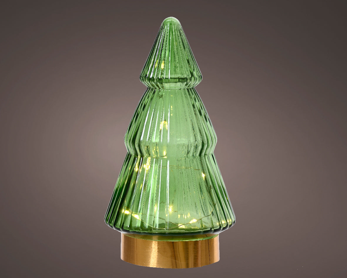 Indoor Micro LED Glass Tree Green| 489002 – Ganly's