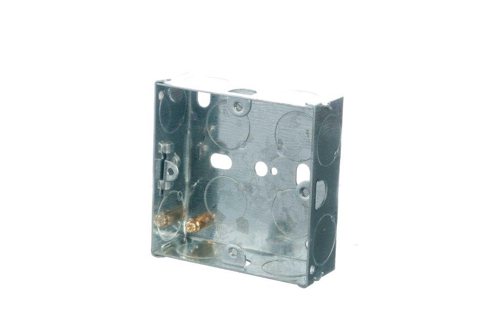 Powermaster 1 Gang 25mm Flush Metal Box | 6016-81 – Ganly's