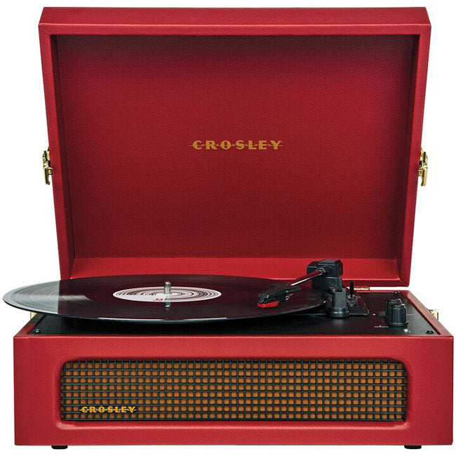 Crosley Voyager Burgundy Red Record Player Built | CR8017B-BUR – Ganly's