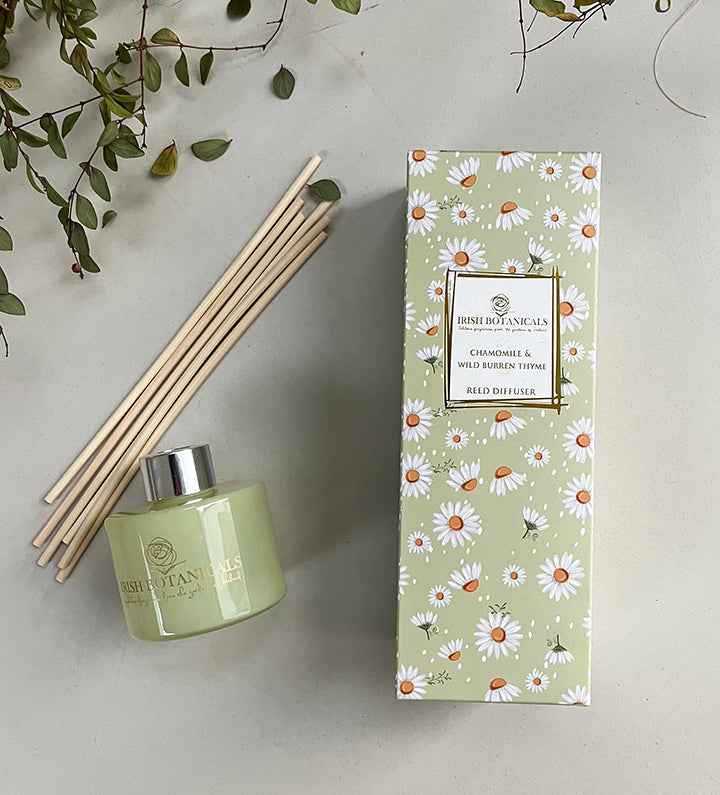 Irish Botanicals Chamomile & Wild Thyme Diffuser | IB-CHAM-DIFF – Ganly's