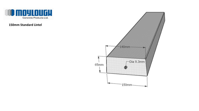 150mm Lintels | Lintel150/65 – Ganly's