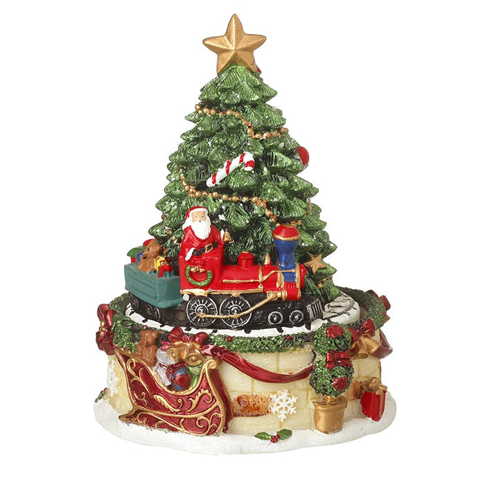 Heaven Sends Music Revolving Tree With Train - 16cm Christmas ...