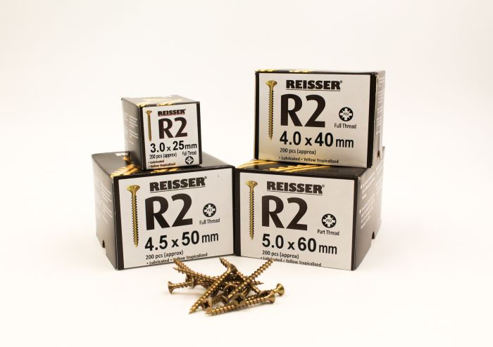 Reisser R2 Boxed Screws 3.5mm x 50mm | 9200S220350504 – Ganly's