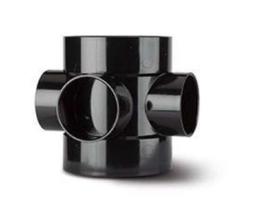 Short Boss Pipe 110mm Black | SE60B – Ganly's