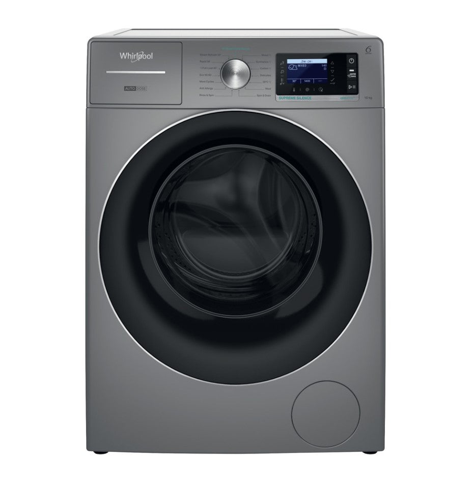 Whirlpool 10kg 1400 Spin Freestanding Washing Machine - Gunmetal | W80 – Ganly's
