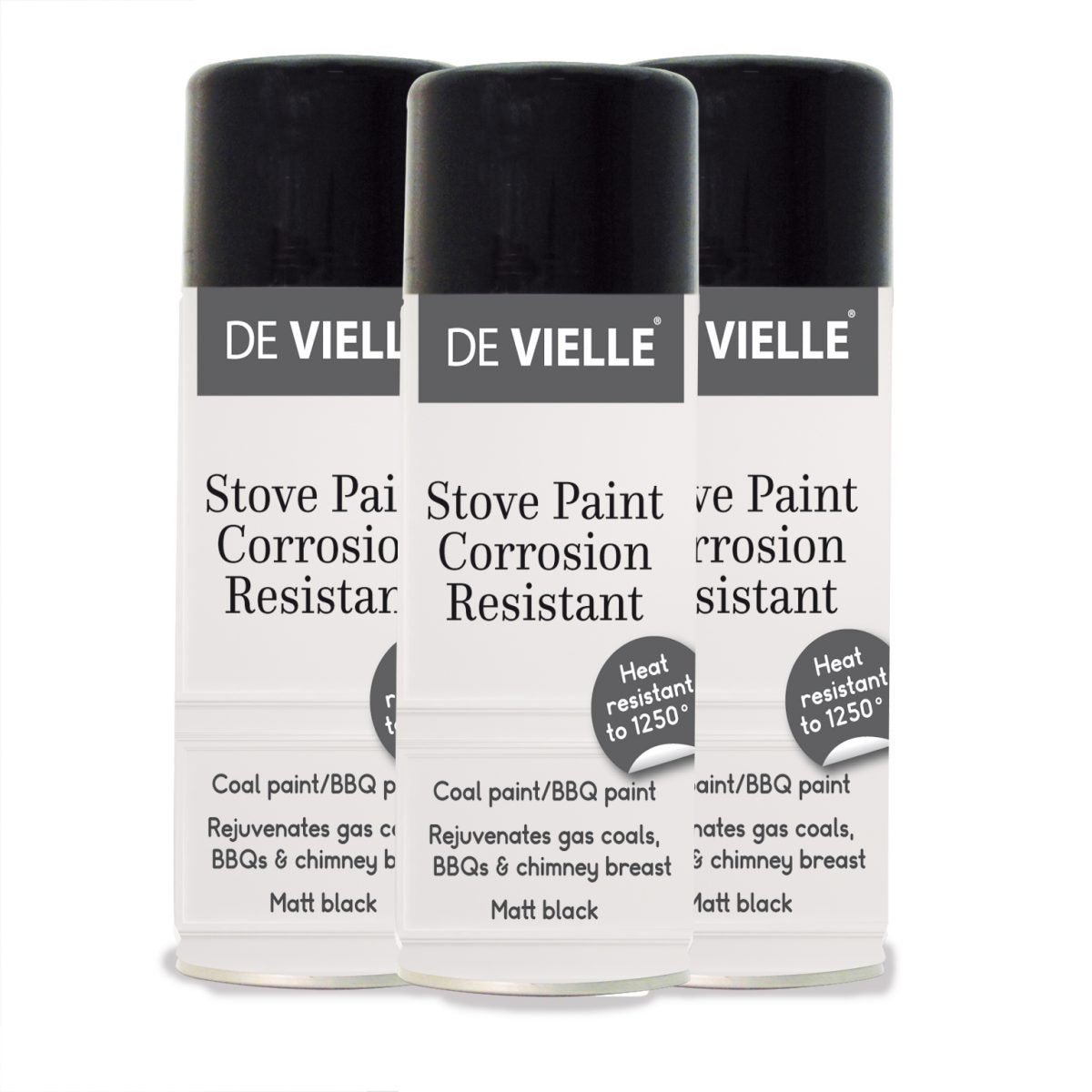 De Vielle 400ml Stove, Coal and BBQ Paint – Ganly's