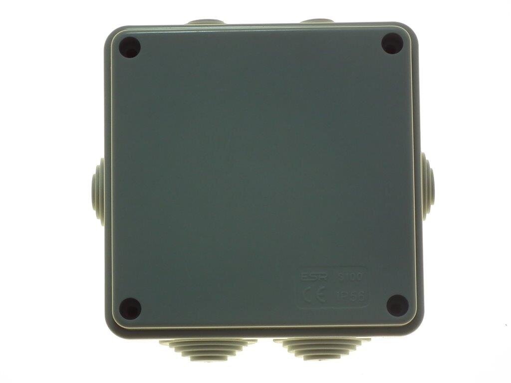 Powermaster Square 100mm Junction Box IP56 | 1804-00 – Ganly's