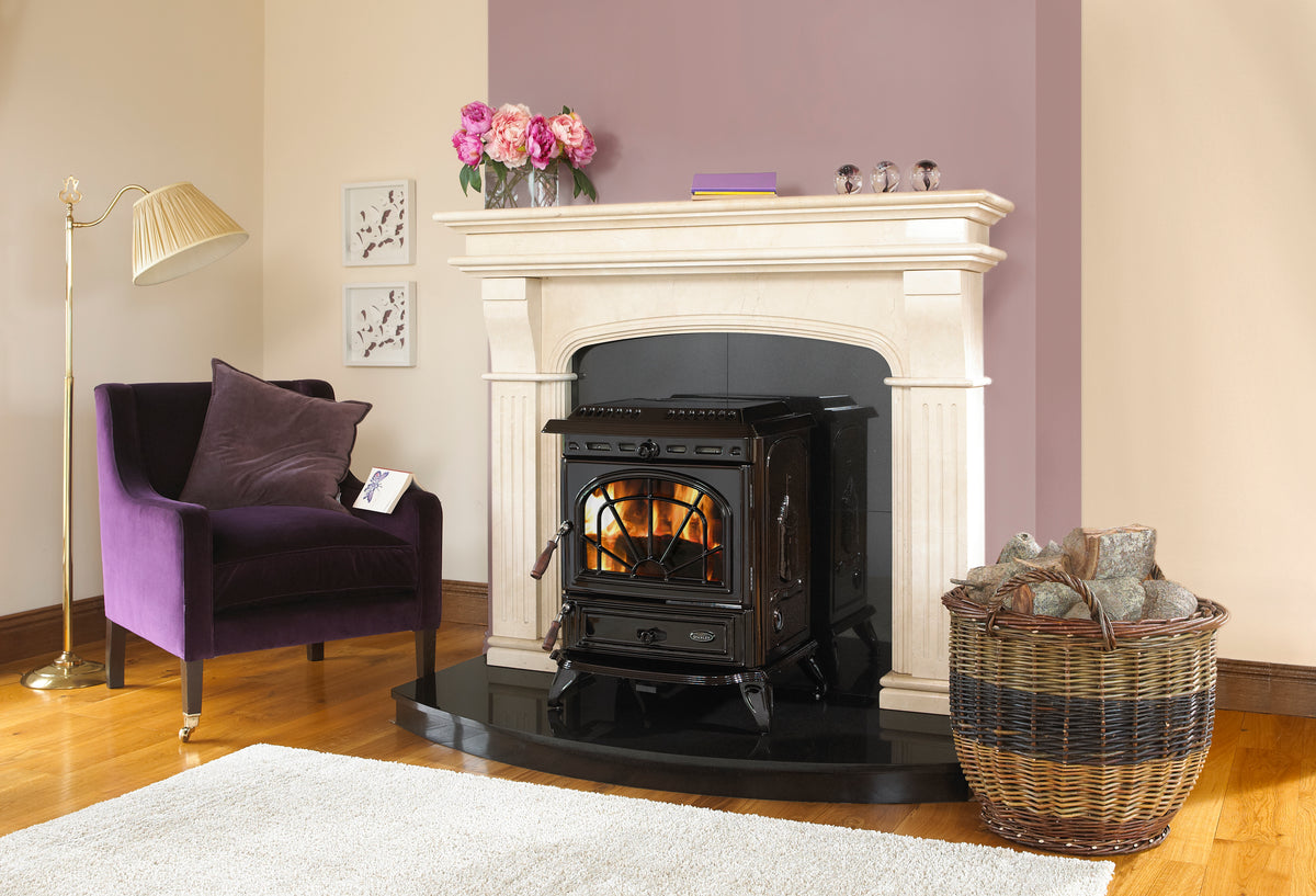 Waterford Stanley Erin Solid Fuel Boiler Stove - Matt Black│SESMB – Ganly's